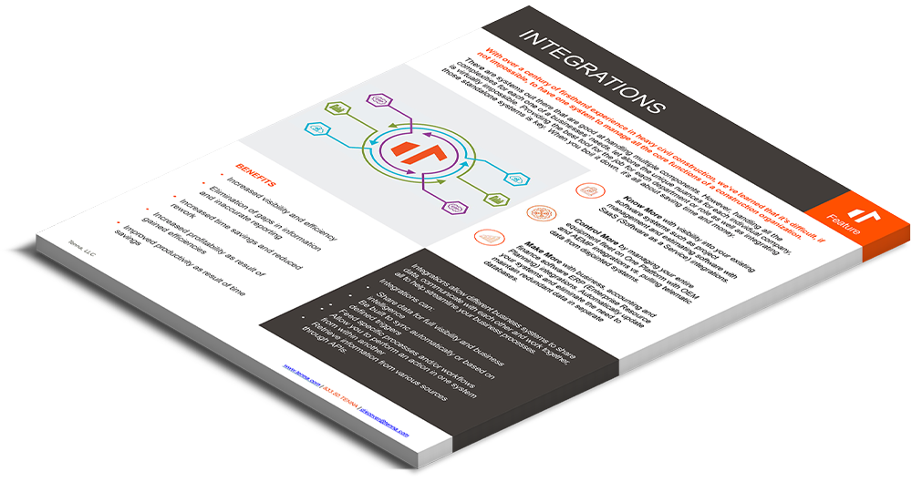 Project Operations Integrations - Construction Software