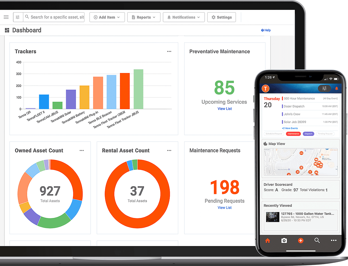 Tenna - Construction Technology - Fleet Management